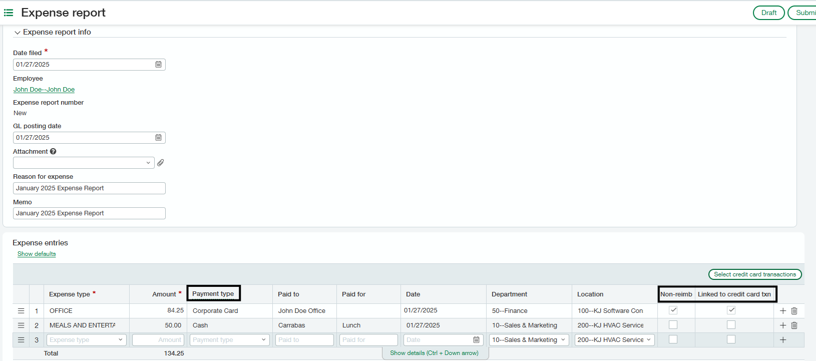 How to Use Employee Expense Reports and Company Credit Cards in Sage Intacct